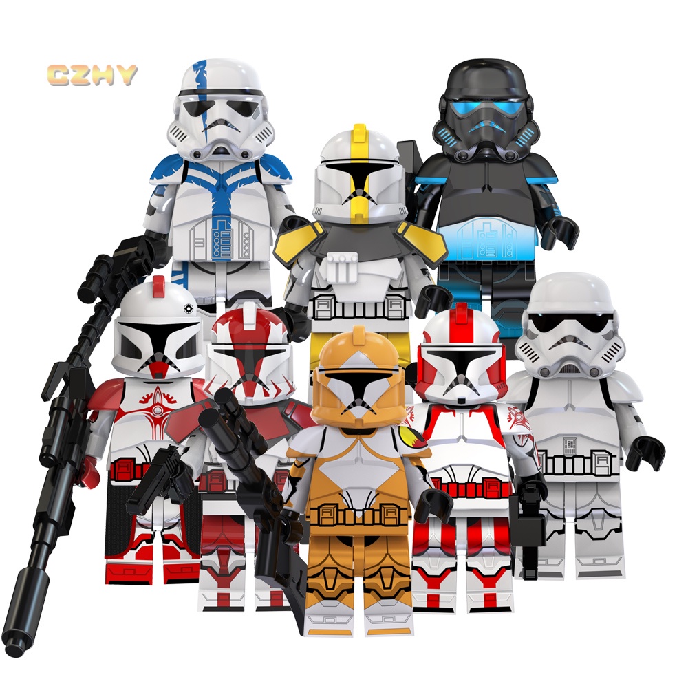 Space Wars Clone Shadow Stormtrooper Commander Fox Ganch Bly Stone ...