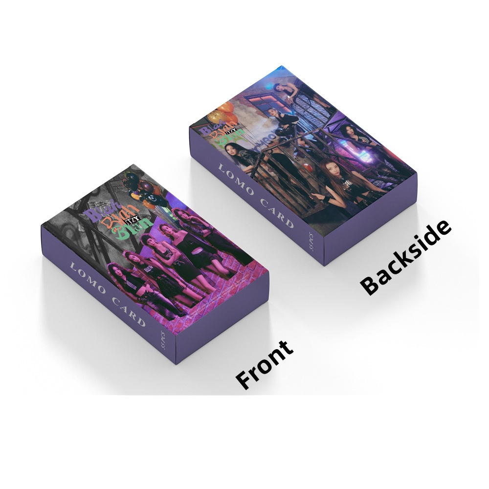 555pcs ITZY Cartões Lomo Álbum Blah FANCLUB MIDZY Fotográficos 3a ...