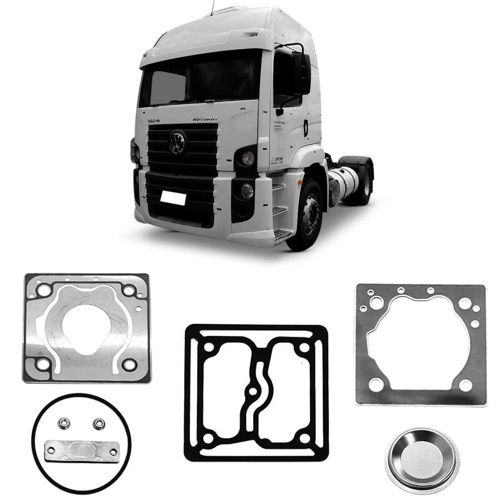 Kit Reparo Compressor Ar VW 15190 Constellation Worker Wabco | Shopee ...