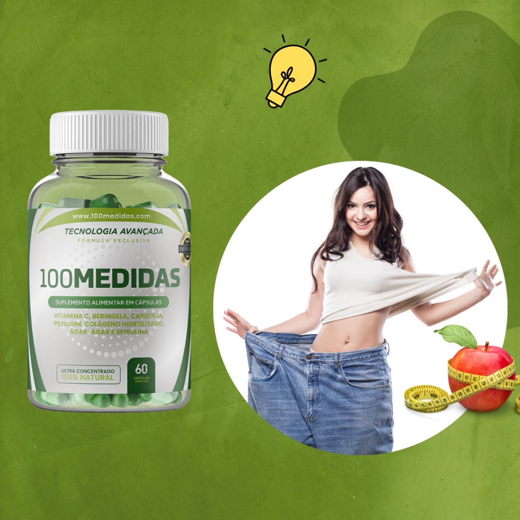 Emagrecedor - perca peso - suplemento natural em capsulas - 100 medidas ...