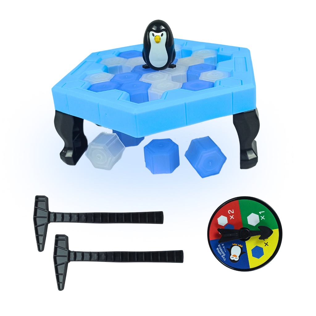 Jogo De Mesa Quebra Gelo Pinguim Entrando Numa Fria | Shopee Brasil