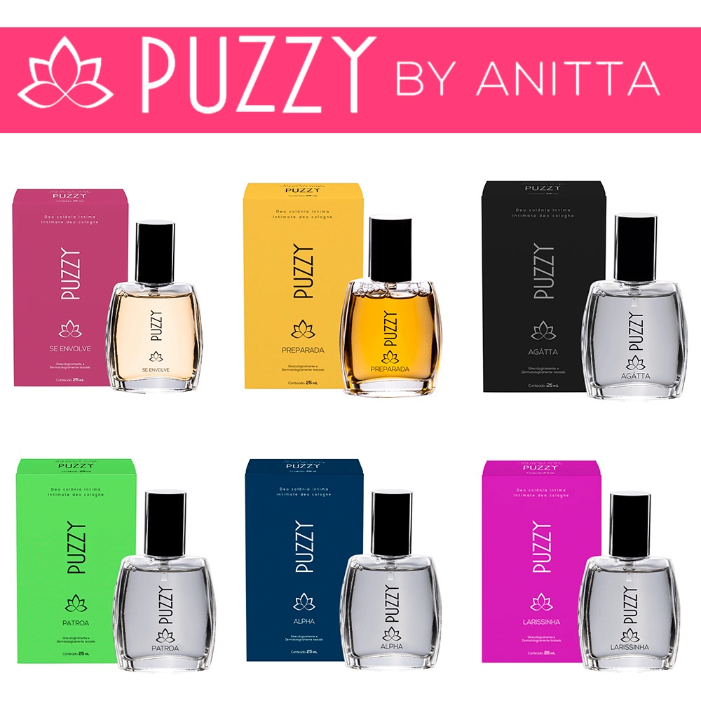 Perfume Puzzy by Anitta deo colônia íntima feminina 25ml fragrâncias ...