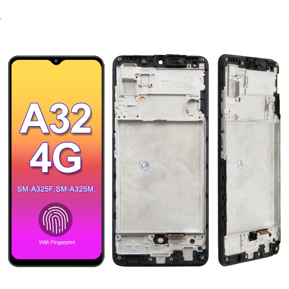 Premiun Amoled Frontal Display A32 4G Incell&Oled Tela Compativel A325 SM-A325F Oled Lcd Com Aro ...