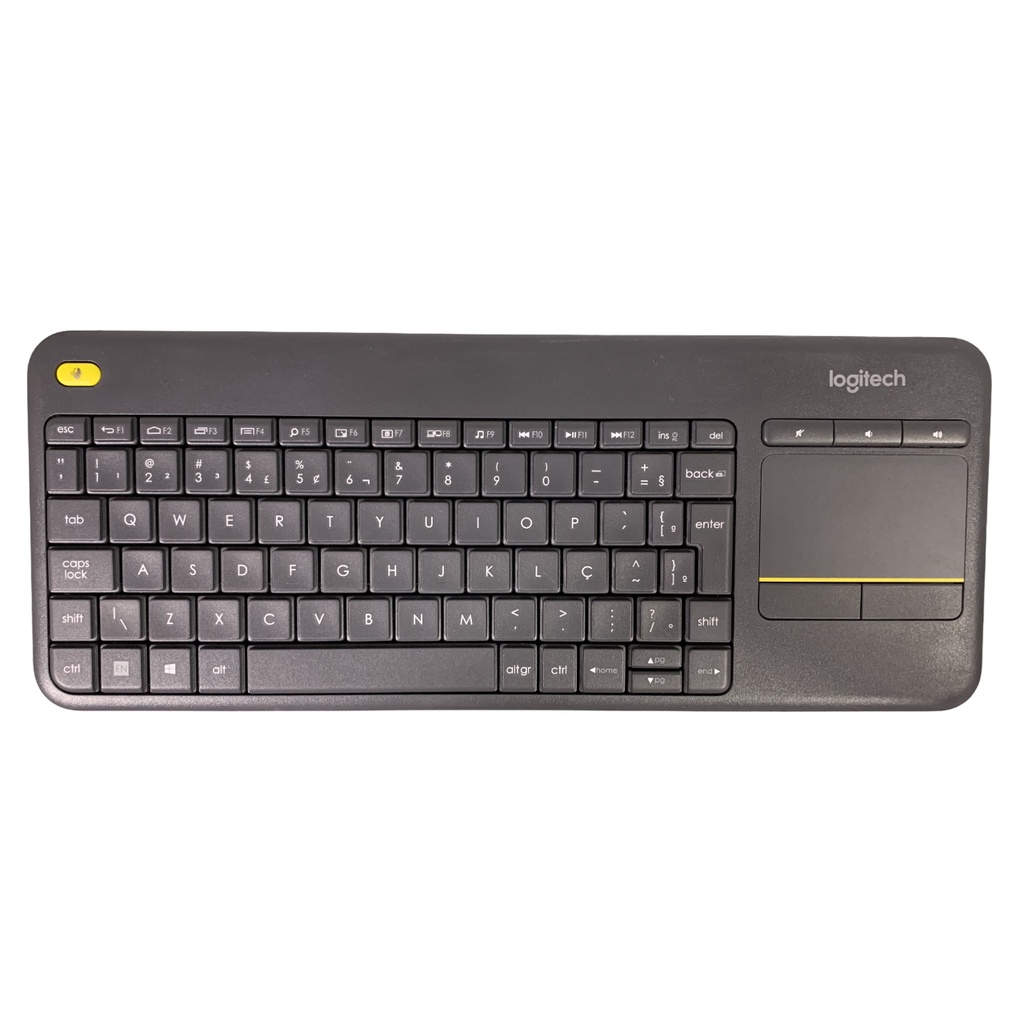 Teclado Logitech K400+ Computador PC sem adaptador bluetooth | Shopee ...