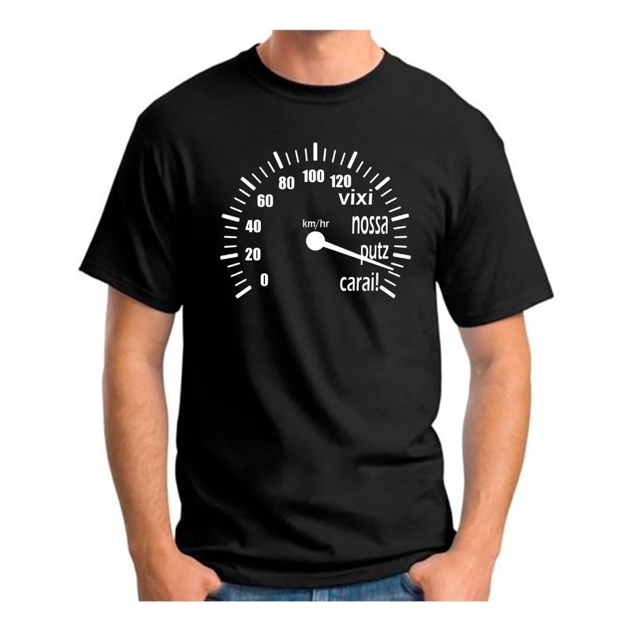 Camiseta Plus Size Meme Carro moto caminhão Velocímetro | Shopee Brasil
