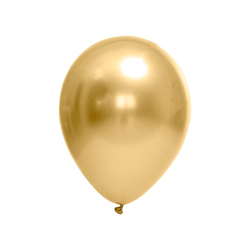 BALÃO DE FESTA OURO DOURADO CROMADO 12 POLEGADAS PC 25 UNIDADES ...