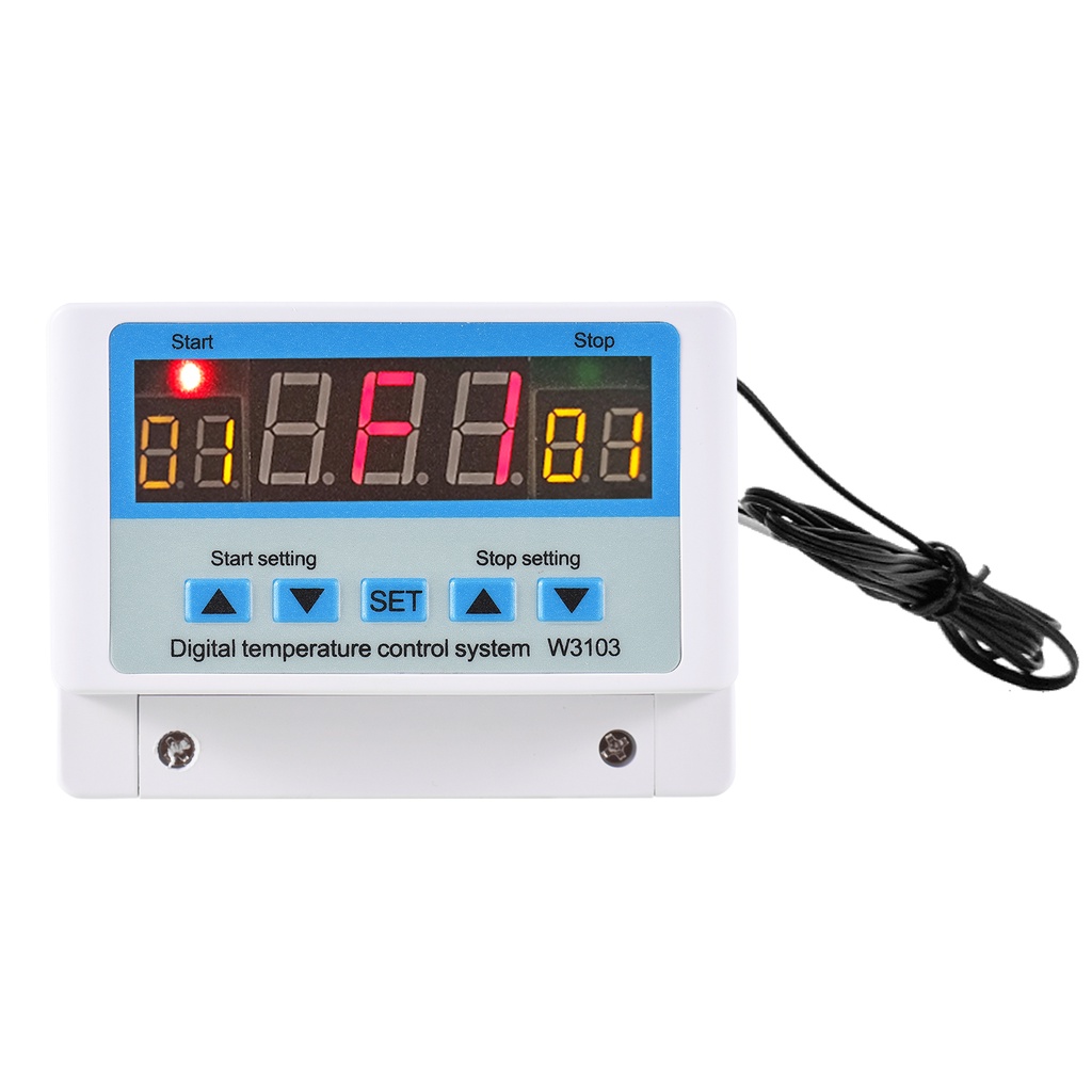 Controlador Digital De Temperatura 10A/DC12V LED Termostato Inteligente ...