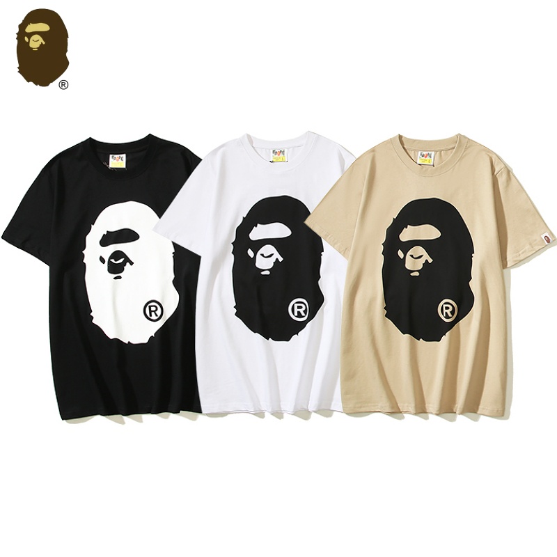 Camiseta Festa Dominante Personalizada BAPE Homem Frente E Costas ...