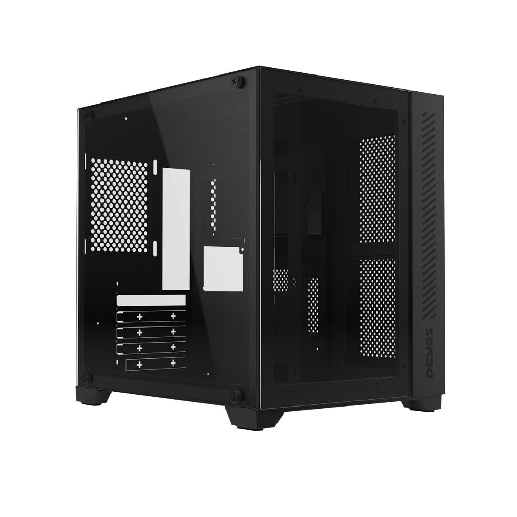 Gabinete Gamer Forcefield Black Vulcan Mid Tower/ Micro ATX/ Mini ITX ...