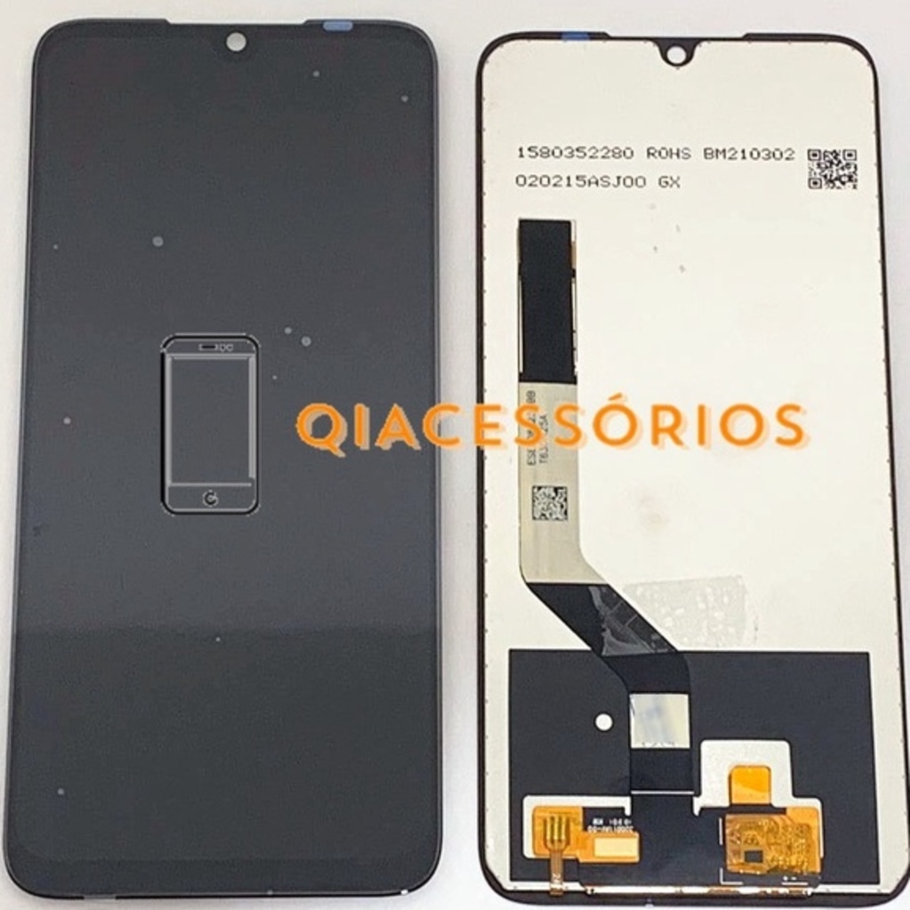 Display Tela Frontal Touch Completo Compatível Xiaomi Redmi Note 7 / Note 7 Pro M1901f7g ...