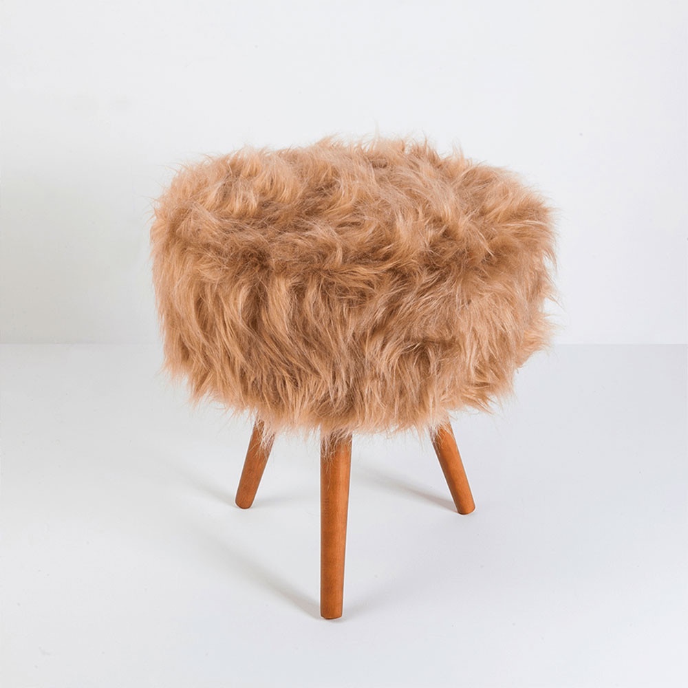 Puff Turim Cor Castor - Speciale Home | Shopee Brasil