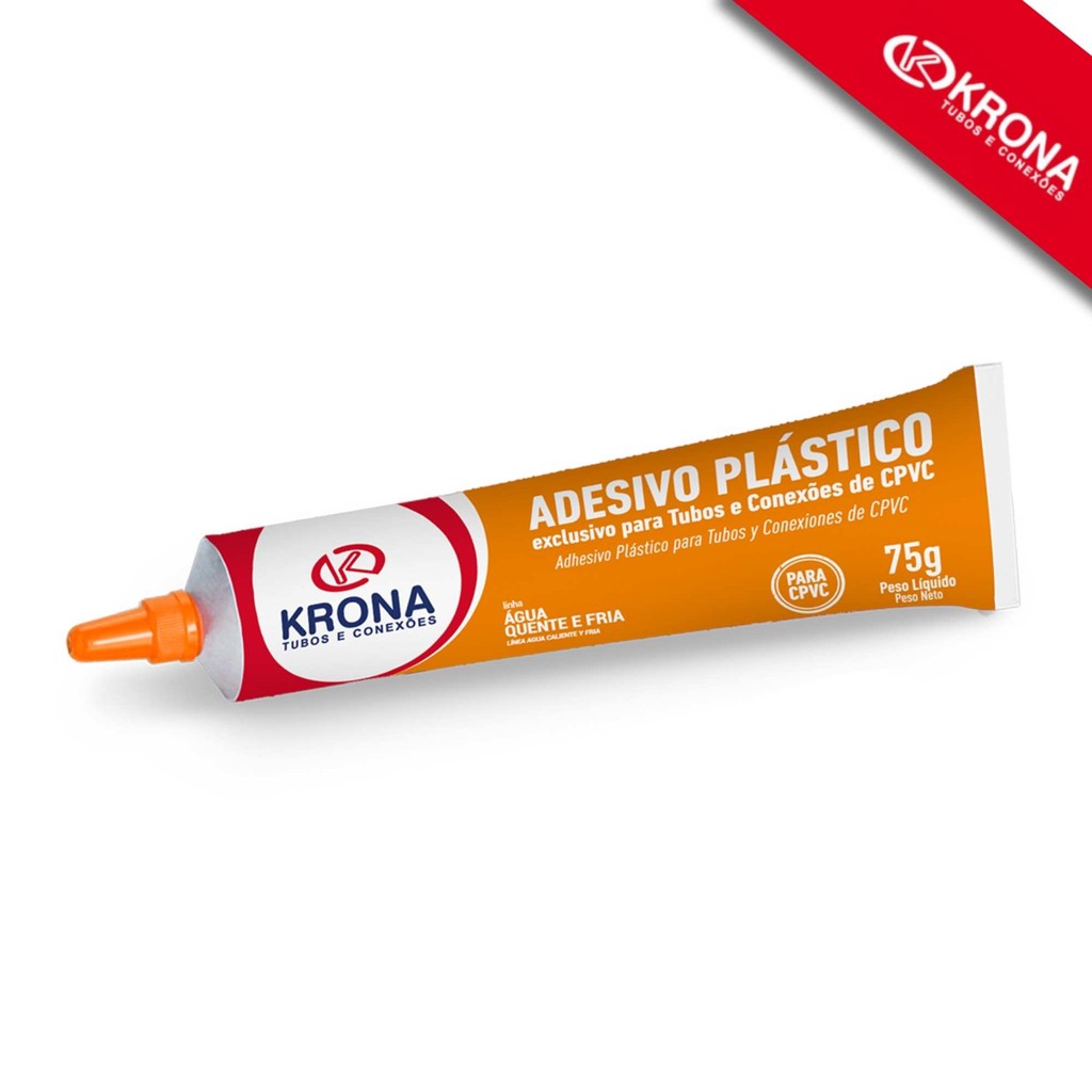 Adesivo Plástico PVC Bisnaga Ultraterm 75g Krona | Shopee Brasil