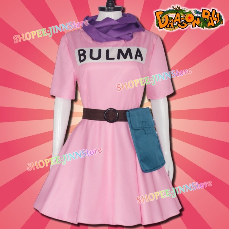 - JINN-Fantasia De Cosplay BULMA De Tamanho Infantil/Adulto DRAGON BALL ...