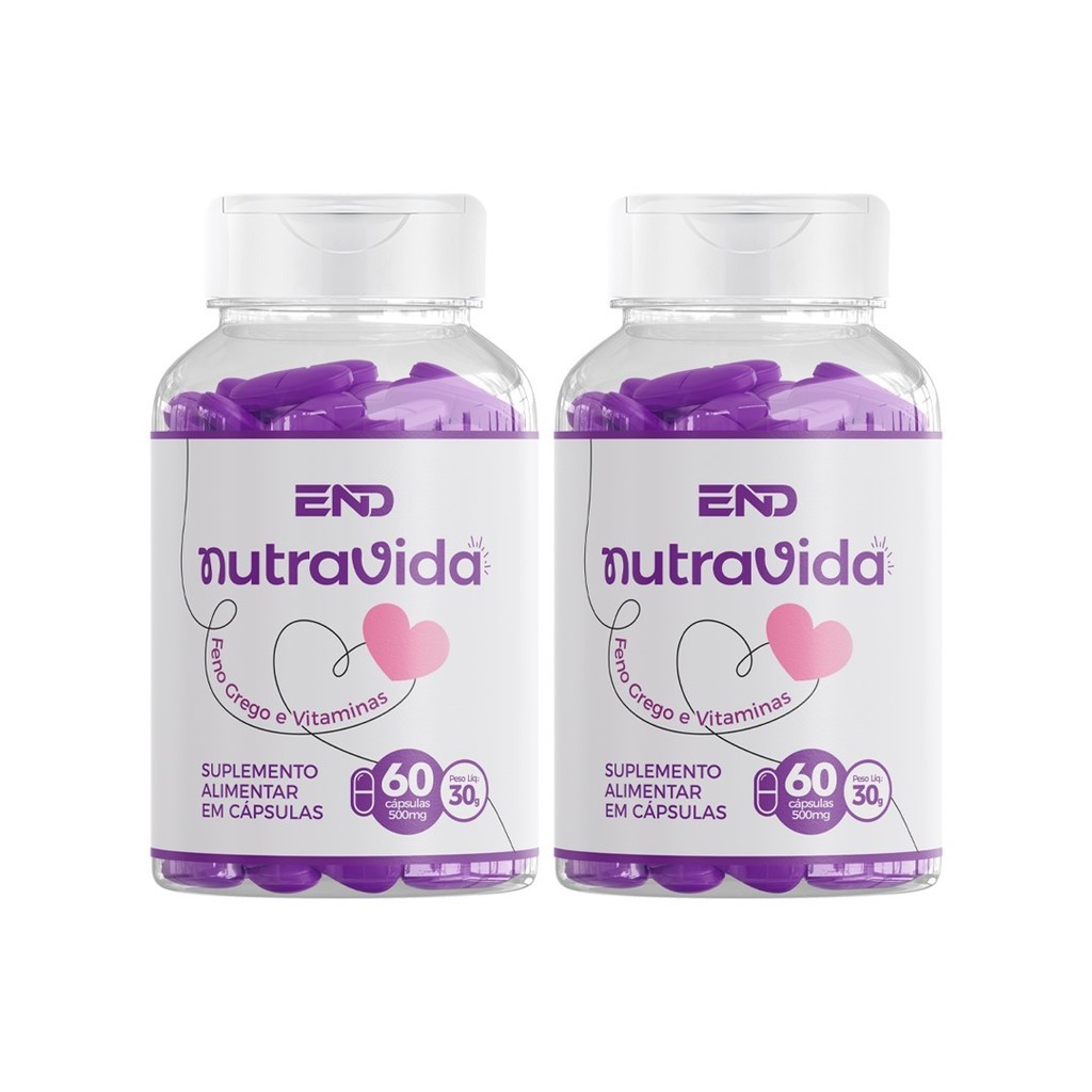 2 Nutra Vida 60 Cáps Original- Fórmula Premium | Shopee Brasil