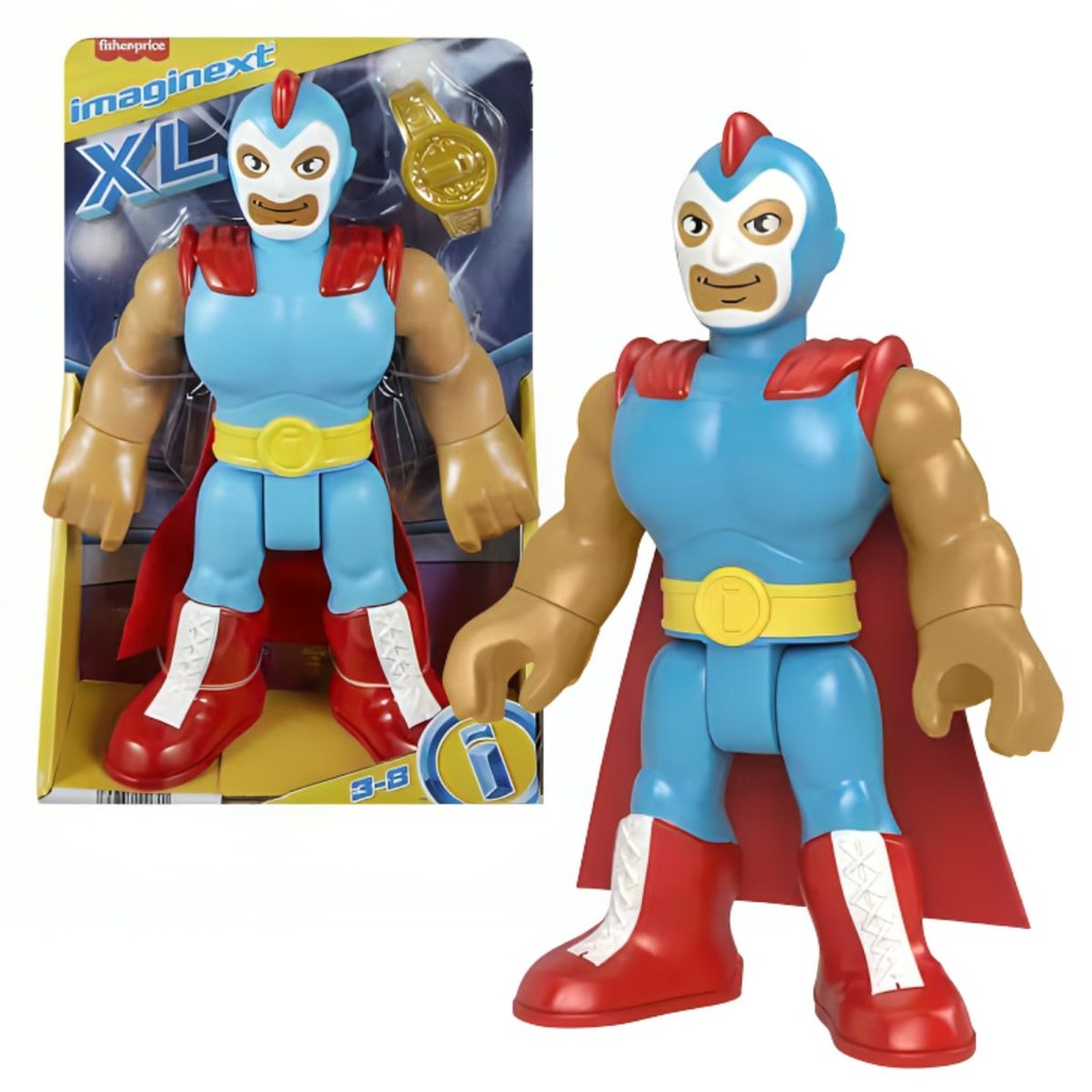 Boneco Imaginext Luchador HLB72 - Mattel | Shopee Brasil