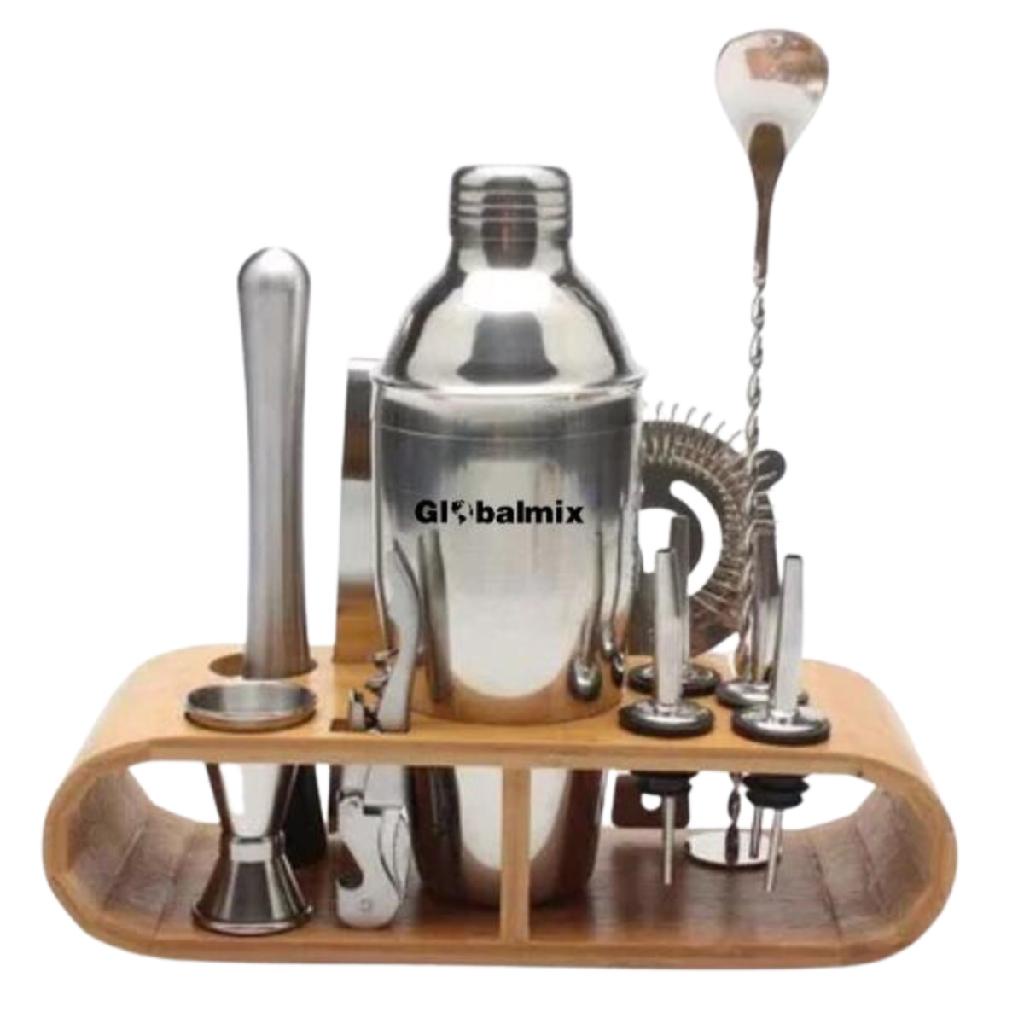 Kit Bar Socador + Coqueteleira Inox 550ml Barman Caipirinha | Shopee Brasil