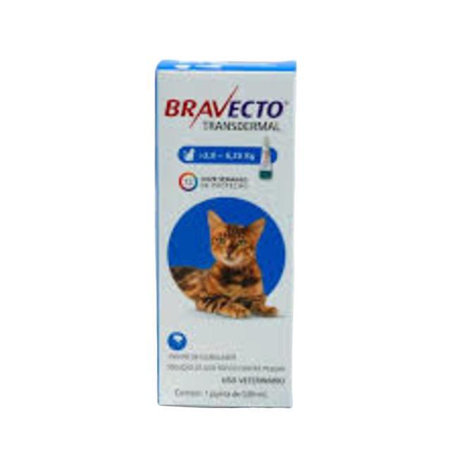 Antipulgas e Carrapatos MSD Bravecto Transdermal para Gatos de 2,8 a 6,25Kg 1 pipeta | Shopee Brasil