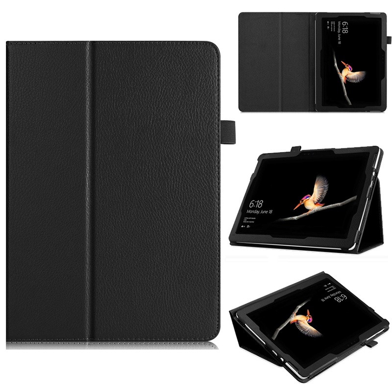 Capa flip De Couro PU Para Microsoft Surface Go 4 3 2 Protetora ...