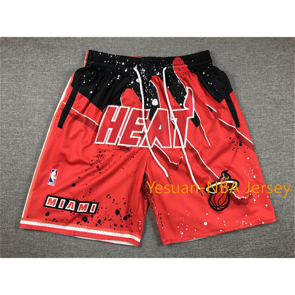 Bermuda de Basquete NBA shorts Miami Heat swingman red Butler Wade Adebayo Regata masculina ...