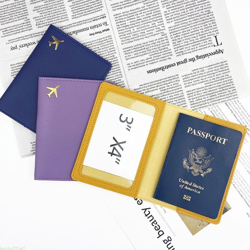 BES Elegante Capa De Passaporte PU Para Casamentos Estampagem A Quente ...