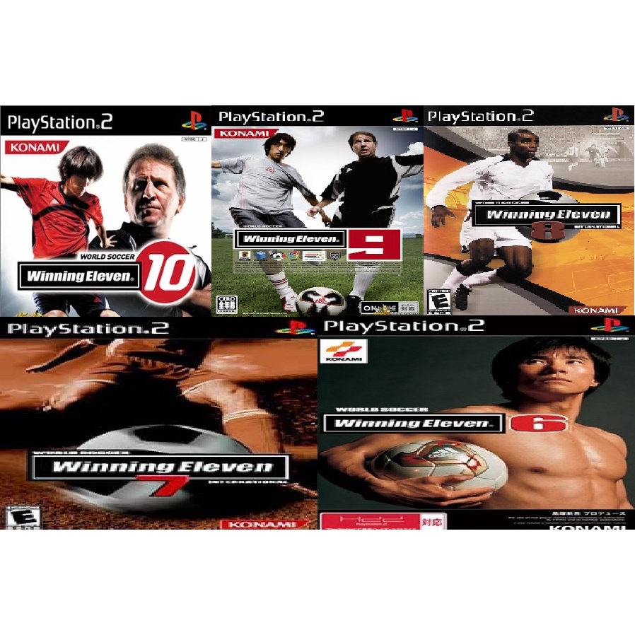 5 JOGOS PS2 WINNING ELEVEN COLEÇÃO PS | Shopee Brasil