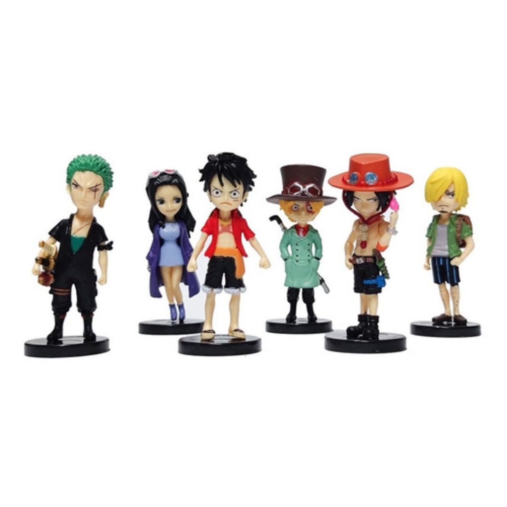 Boneco One Piece Macaco Luffy D.ice Zoro Sanji Sabo Robin | Shopee Brasil