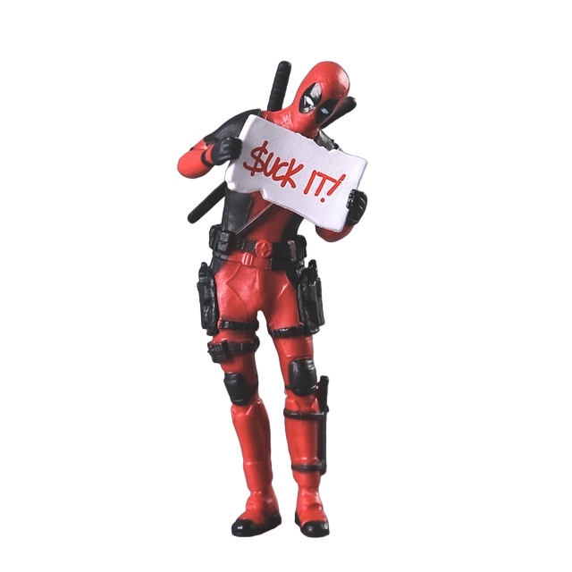 boneco Deadpool Modelo Guerra Policial Reclining Postura Manual Bonecas ...