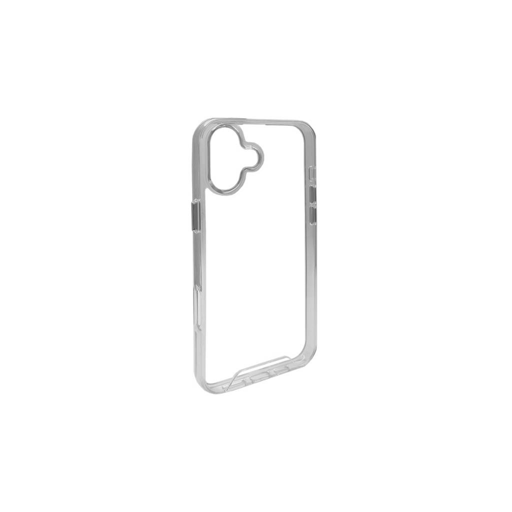 Capa Capinha Case Space em TPU iPhone 16 Plus Resistente e Anti-Impacto Transparente Incolor ...