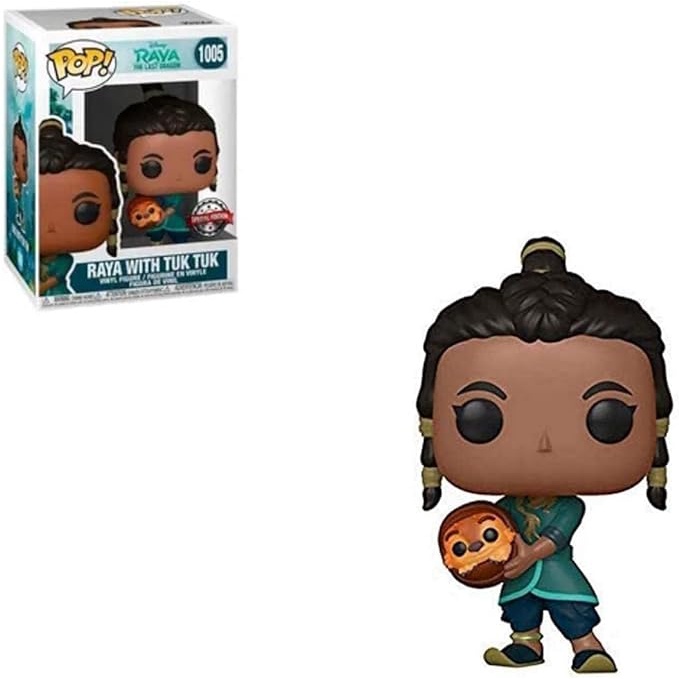 Funko Pop! Disney: Raya, The Last Dragon - Raya e Tuk Tuk #1005 ...