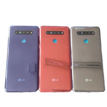 Tampa Traseira com Lente de vidro + Botões + Antena Compativel LG K51s ...