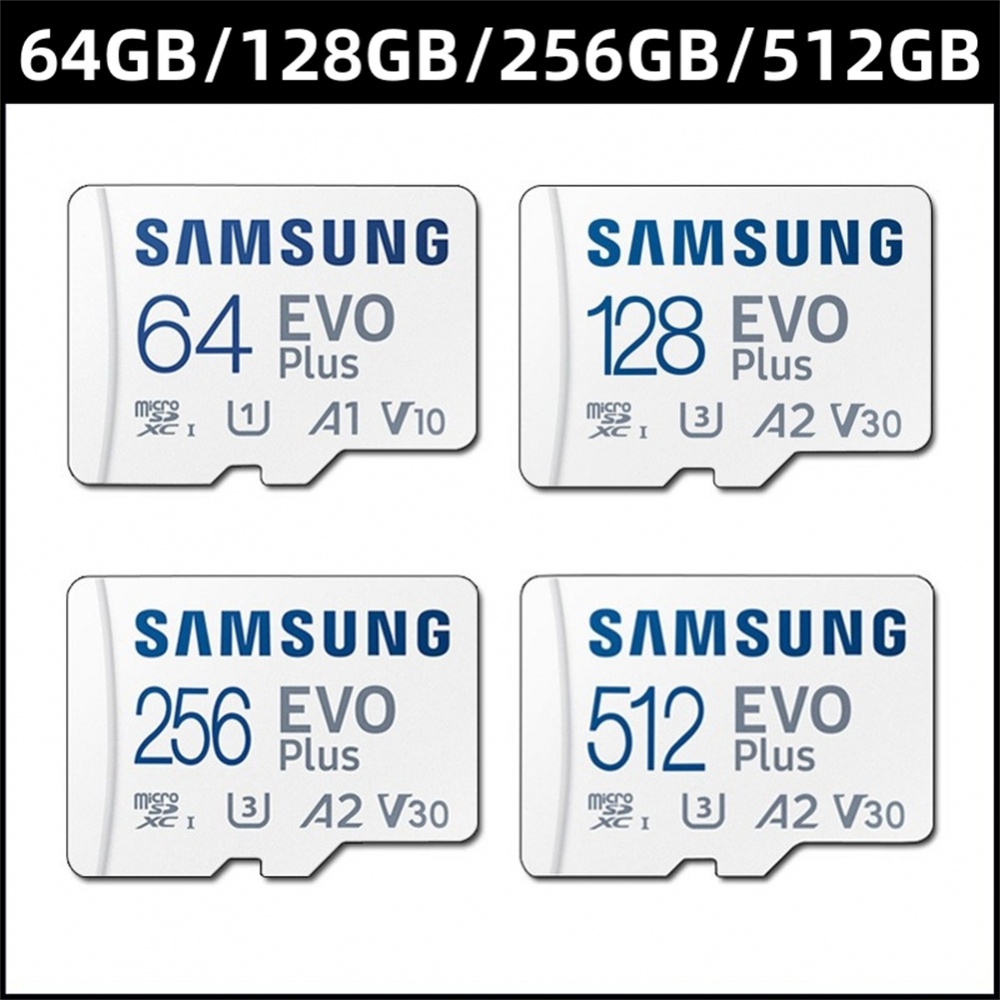 Cartão De Memória Samsung EVO Plus Micro SD 64G , 128G , 256G , 512G | Shopee Brasil