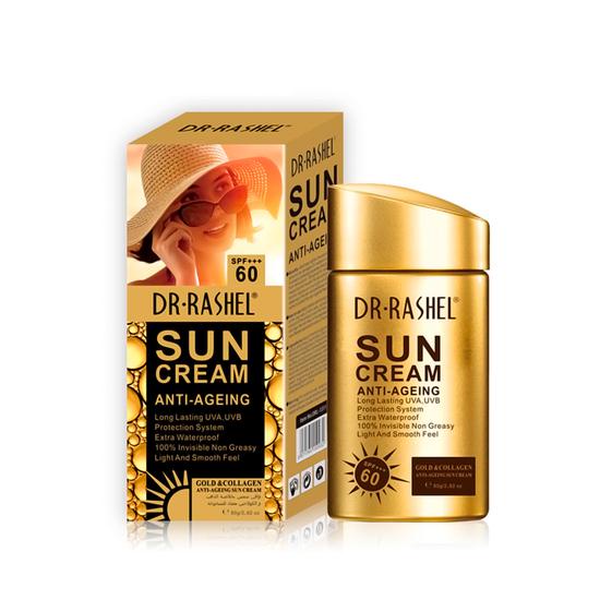 Protetor Solar Facial Dr. Rashel Ouro Anti Idade SPF 60 +++ | Shopee Brasil