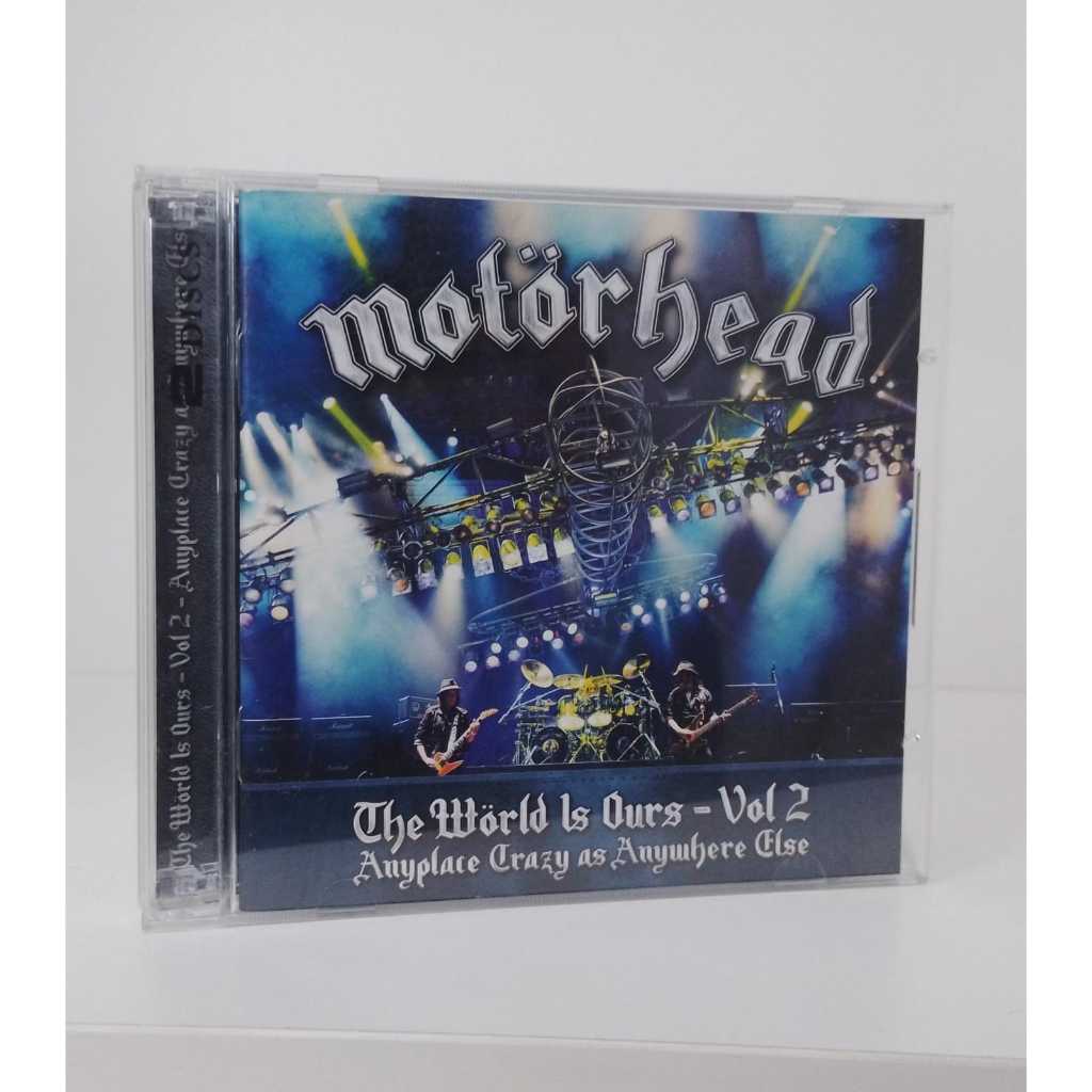 Cd Motorhead The World Is Ours Vol 2 Anyplace Crazy | Shopee Brasil
