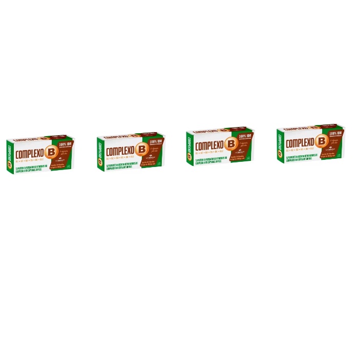 Kit 04 Suplemento Alimentar Complexo B 30 Cps - La San Day | Shopee Brasil