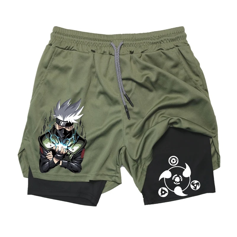 Anime Tokyo Ghoul Gym Performance shorts Men 2_yth-Calções Masculinos ...