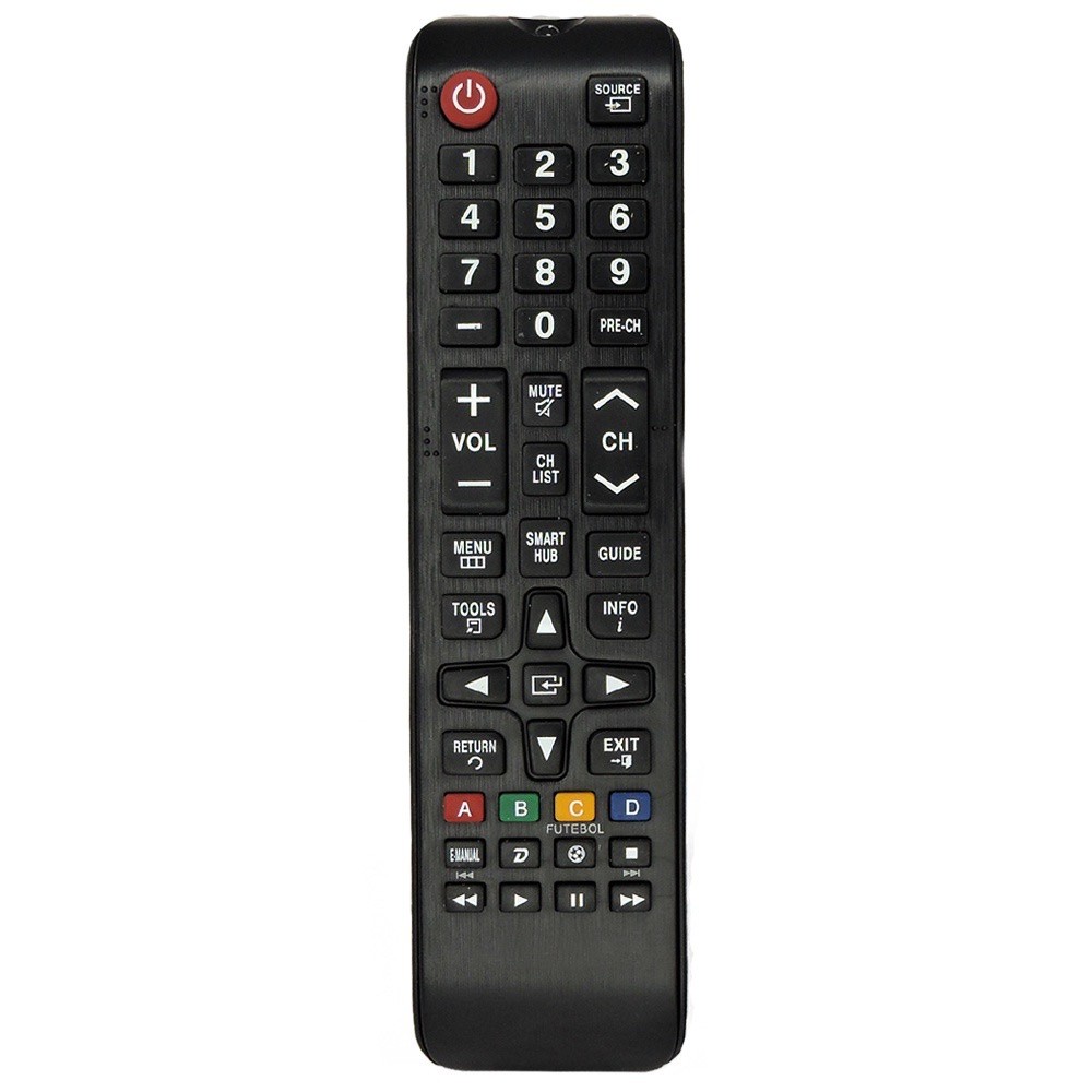 Controle Samsung Smart TV Universal com tecla Smart Hub e Futebol ...