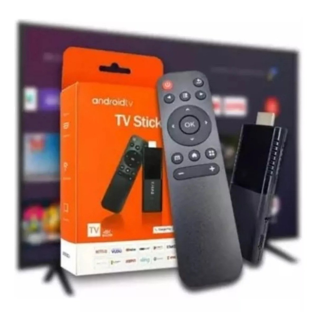 Tv Stick / Smart Tv Android 4k Wi-fi Hdmi Streaming Cor Preto Tipo De Controle Remoto | Shopee ...