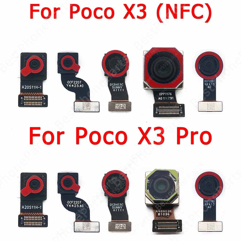 Para Xiaomi Mi Poco X3 Pro NFC Backside Frontal Voltada Trás Selfie ...