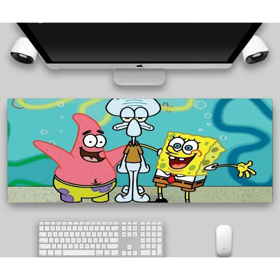 Deskpad Mouse Pad 90x40cm Grande Desenhos Geek Top lindos originais ...