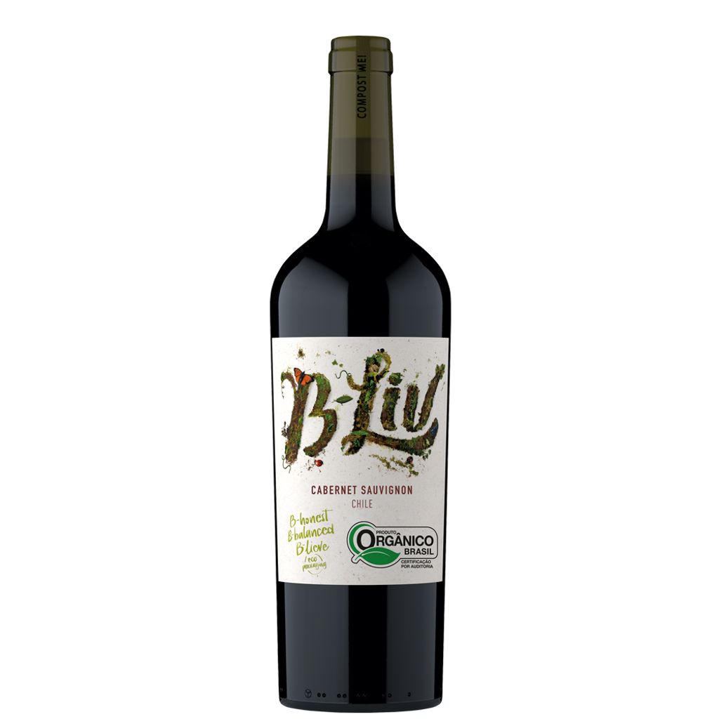 Vinho Tinto B-Liv Orgânico Cabernet Sauvignon 750ml | Shopee Brasil