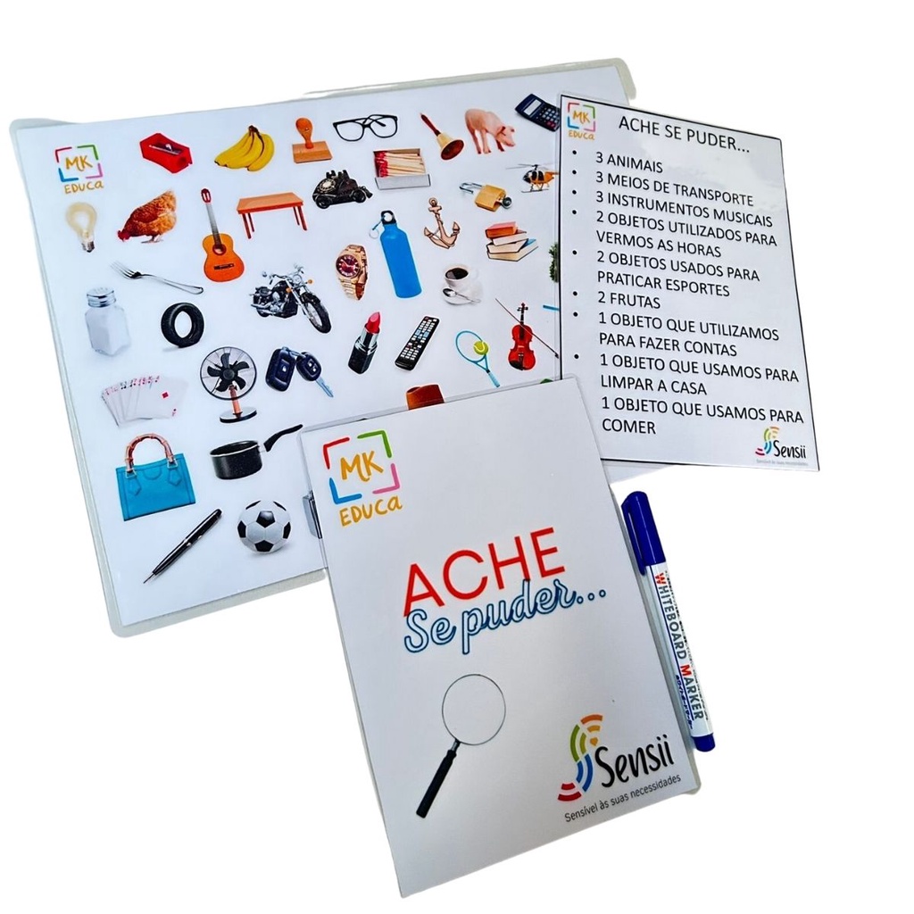 Ache se Puder - Jogo Idosos e Adultos Estimulação Visual e Memória ...