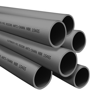 Conduite Eletroduto de Sobrepor 3/4 Polegadas Barra 1 Metro Pvc Anti ...