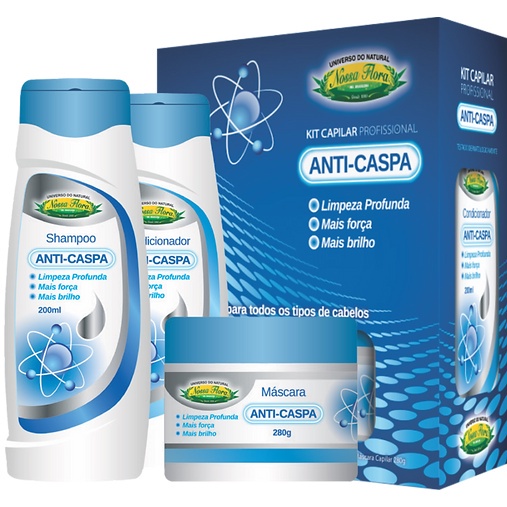 Kit Capilar anti-caspa -Nossa Flora | Shopee Brasil