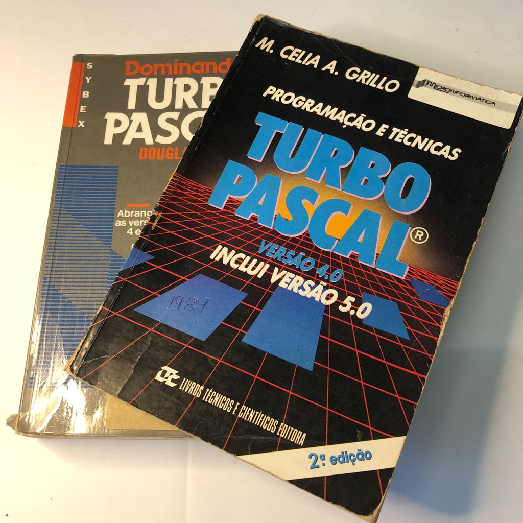 Kit 2 Livros Dominando o Turbo Pascal 5 e Programação e técnicas Turbo ...