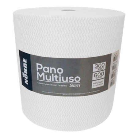 Pano Multiuso 28cmx300m Tipo Perflex Nobre Branco | Shopee Brasil