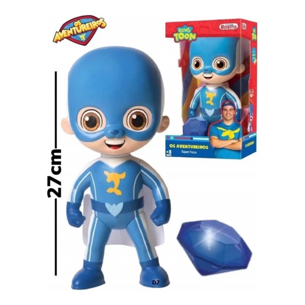 Boneco Lucas Neto Aventureiro Super Foca C/ Pedra Do Poder - ORIGINAL ...
