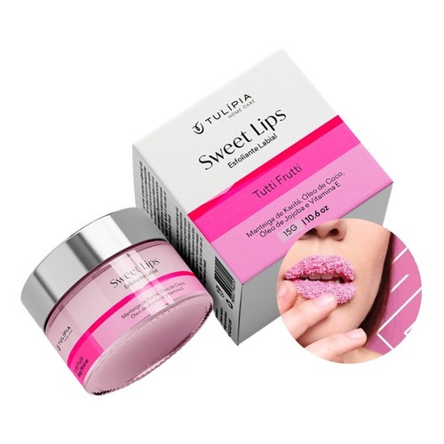 Esfoliante Labial Sweet Lips Tulipia Tutti Frutti 15g | Shopee Brasil