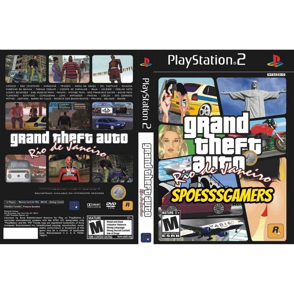 Gta Rio De Janeiro Ps2 Patch Desbloqueado | Shopee Brasil