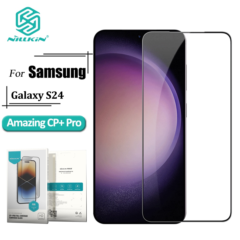 Tela Protetora Anti Explosão NILLKIN CP + Pro Série Vidro Temperado Para Samsung Galaxy S24 9H ...