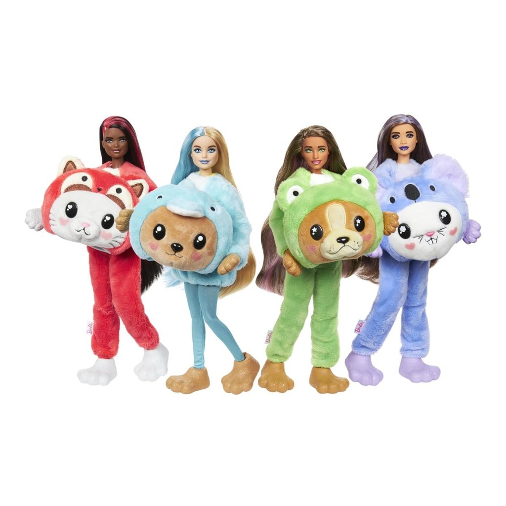 Boneca Barbie Cutie Reveal 10 Surpresas Urso / Golfinho Azul | Shopee ...